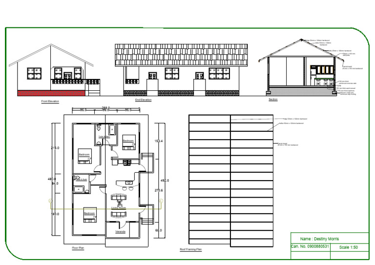 Destiny Morris TD SBA 2025 | PDF | Building Technology | Civil Engineering