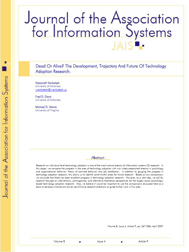 Dead or Alive the Development Trajectory and Futur | PDF | Job ...