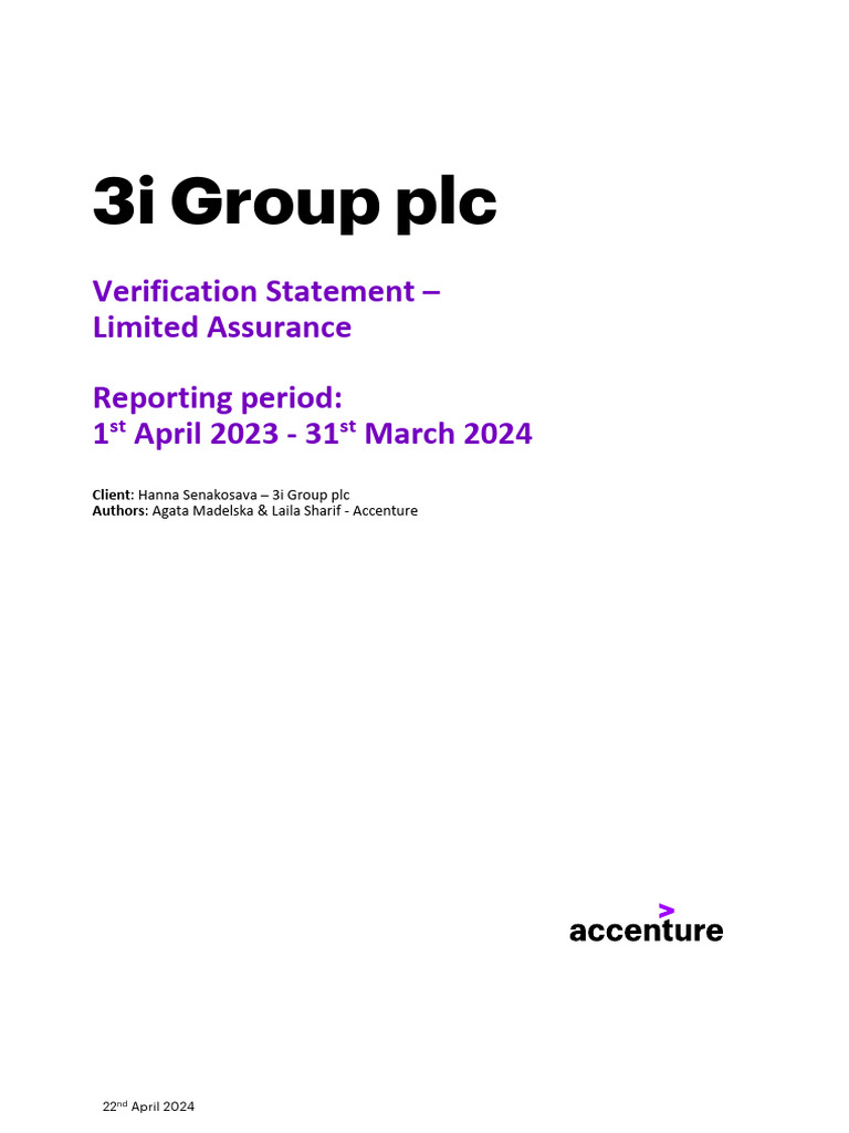 Ghg Verification Statement 2024 | PDF