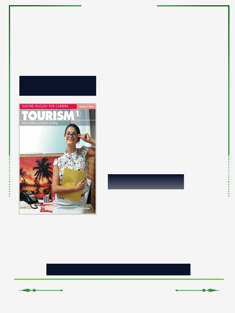 Oxford English for Careers Tourism 1 Student s Book Robin Walker ebook ...