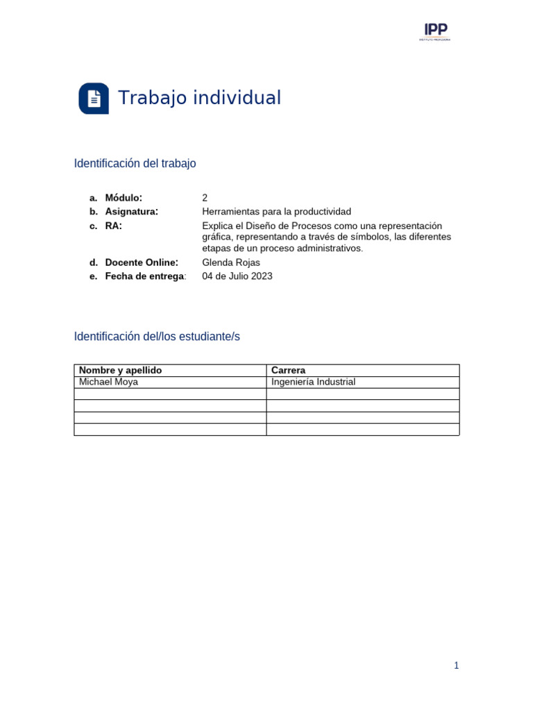 Michael Moya TG-TI Herramientas Para La Productividad. | PDF | Informática