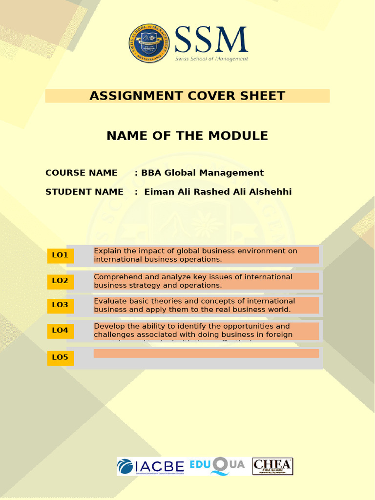 SSM Assignment Template (3) | PDF | Dubai | Tourism