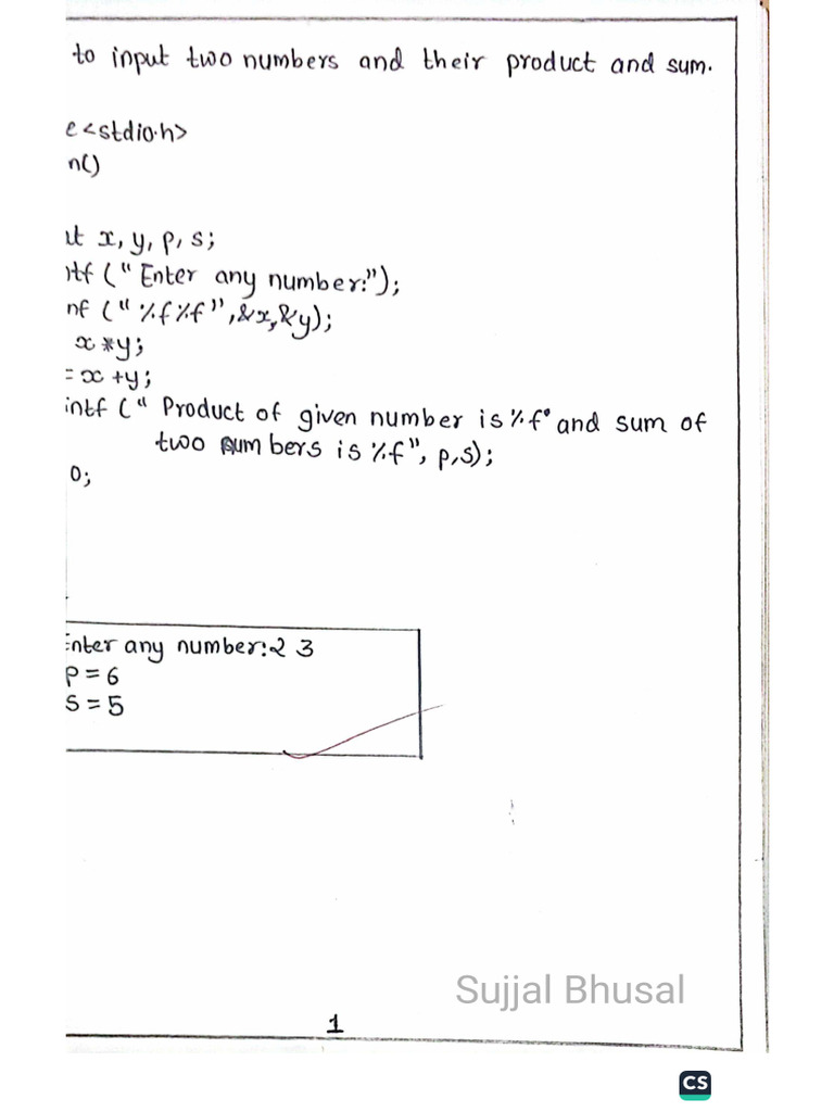 Basic Computer C Programing Grade XI | PDF