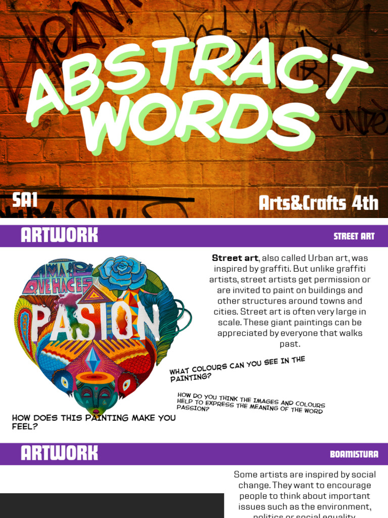 ARTS 4 SA1 (PROFE) | PDF | Street Art | Paintings