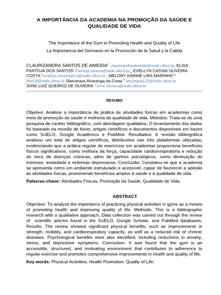 Artigo Formatado | PDF | Psicologia | Bem-estar