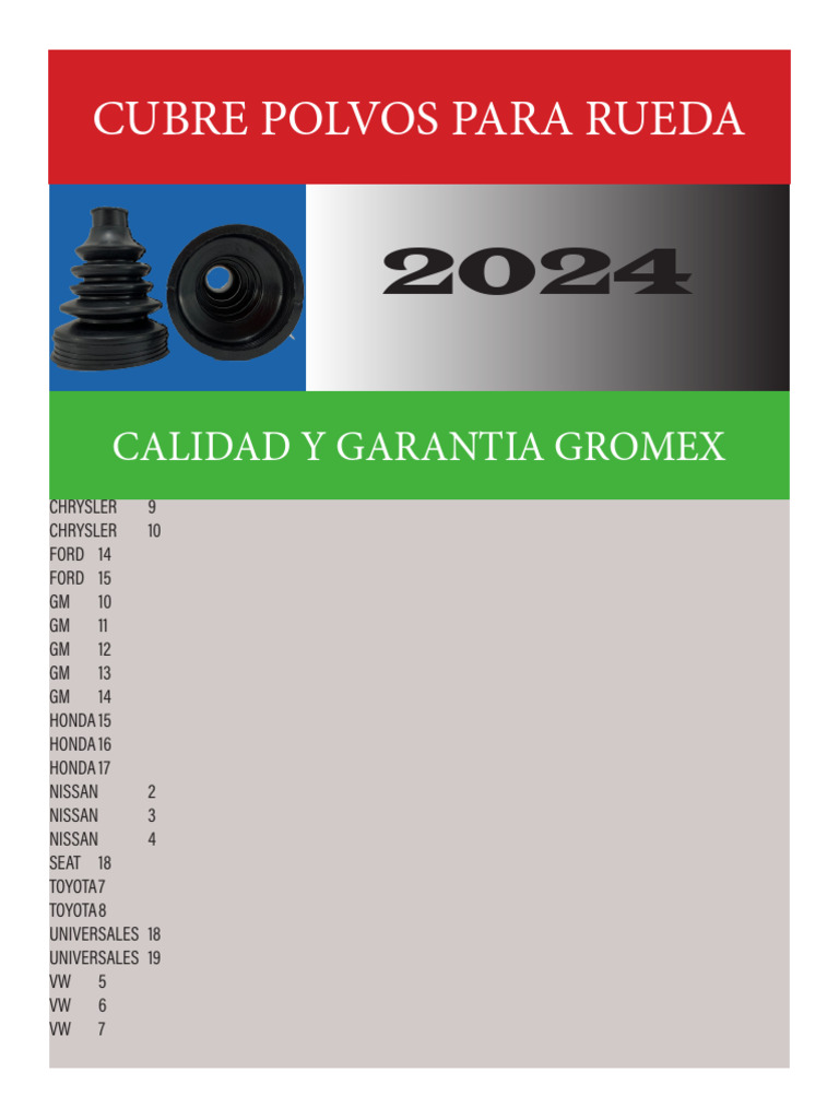 CATALOGO_Machetas_Gromex-2024 | PDF | Hatchbacks | Coches de japón