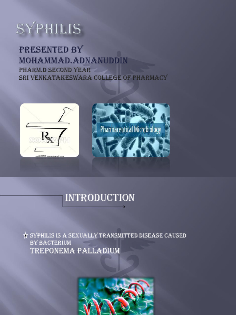 Understanding Syphilis: Stages and Treatment | PDF | Medicine ...