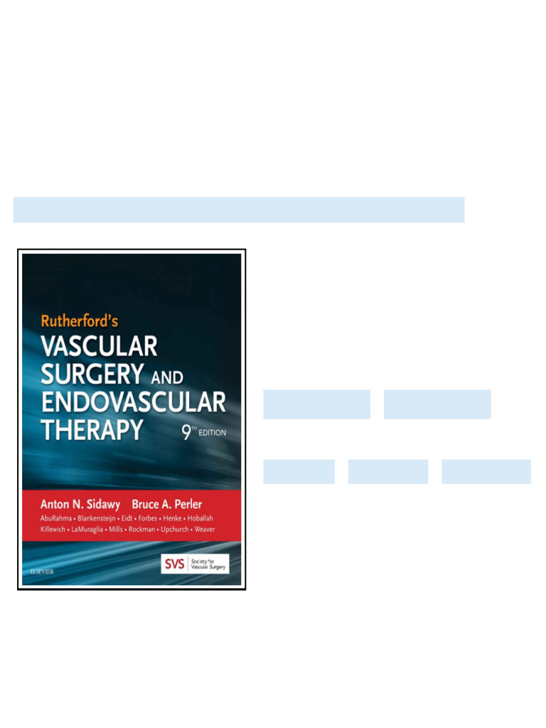 Rutherford's Vascular Surgery and Endovascular Therapy 2 Volume Set ...