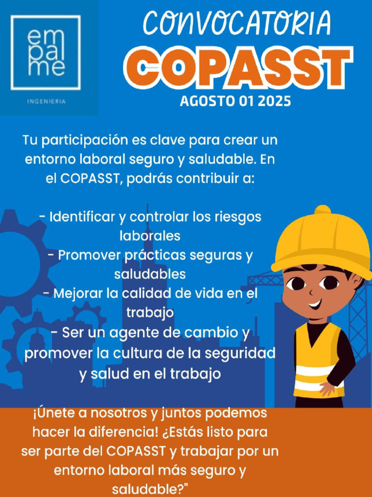 Convocatoria Copasst | PDF