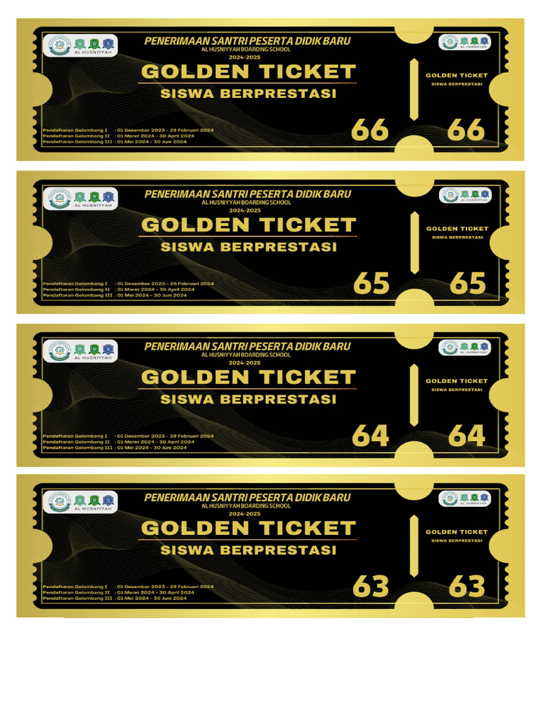 Golden Ticket 3 | PDF