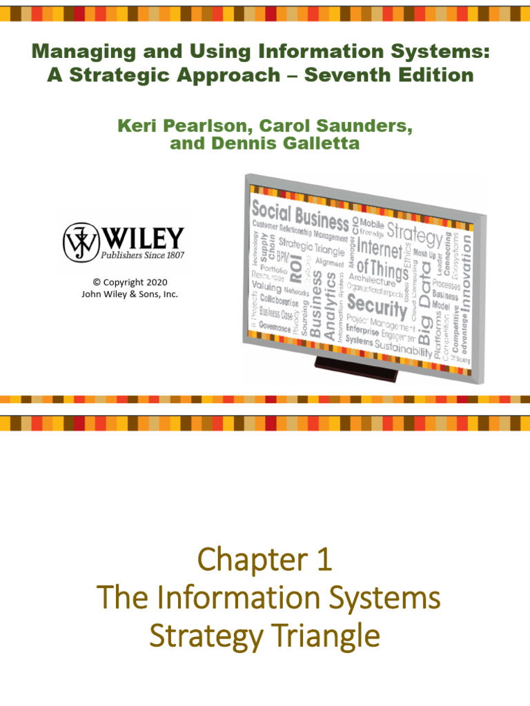Information Systems Strategy Triangle Explained | PDF | Strategic ...