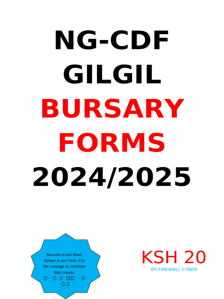 Bursary Advert Form | PDF