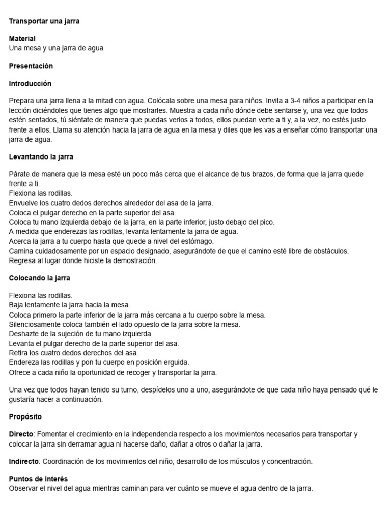 presentaciones montessori | PDF
