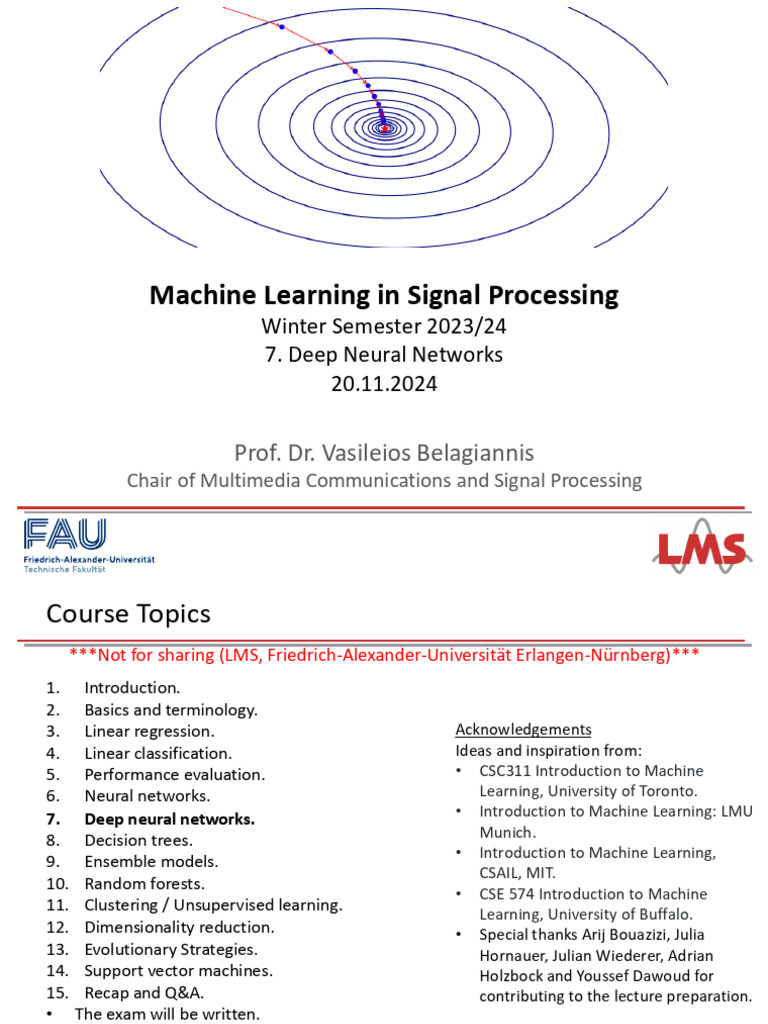 7.MLISP_Deep_Neural_Networks | PDF | Machine Learning | Algorithms