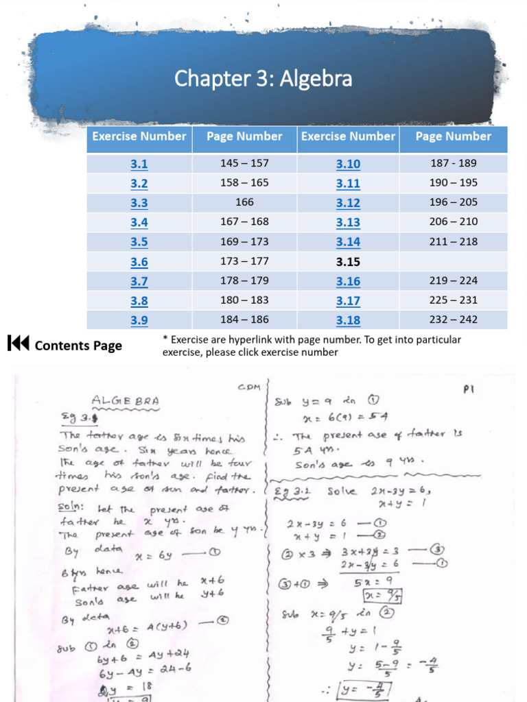 10 Maths - Chapter 3 Solutions | PDF