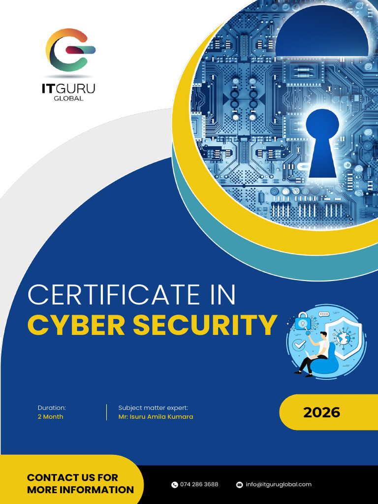 Cyber Security Certificate Course Overview | PDF | Security | Computer ...