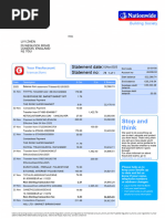 Nationwide FlexAccount Statement Guide | PDF | Overdraft | Cash