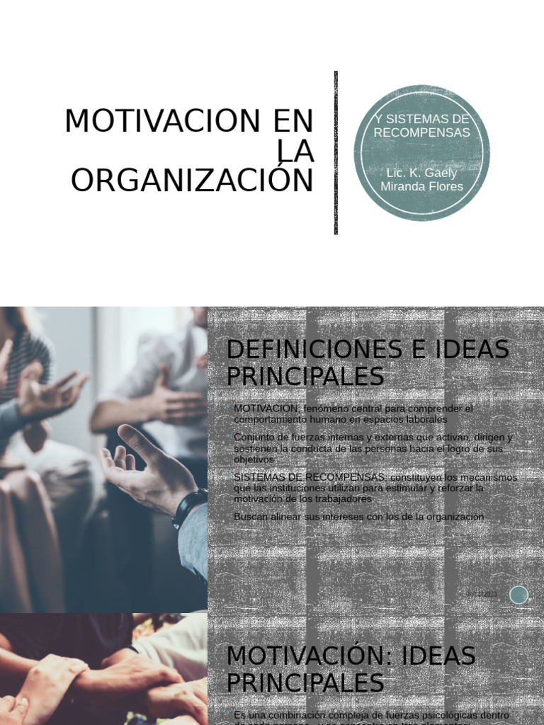 MOTIVACIÓN psi organizacinal 2 | PDF | Motivacional | Motivación