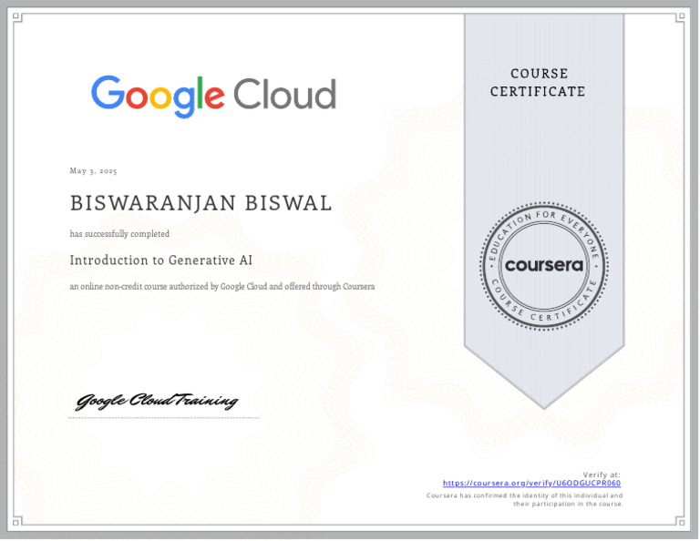 Coursera u6odgucpr060 Google Cloud | PDF