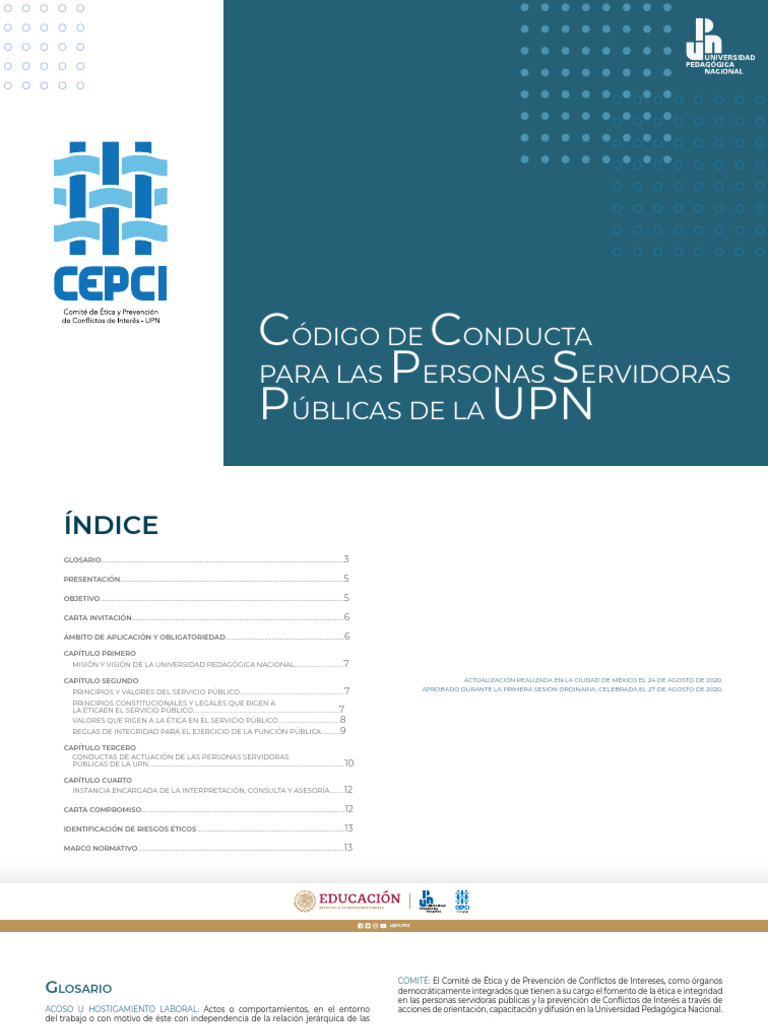 CEPCI-CODIGO_DE_CONDUCTA | PDF | Responsabilidad | Estudios de género