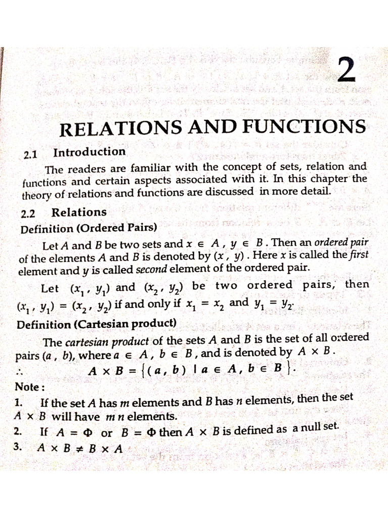 Cec Unit 3. Relations and Functions | PDF