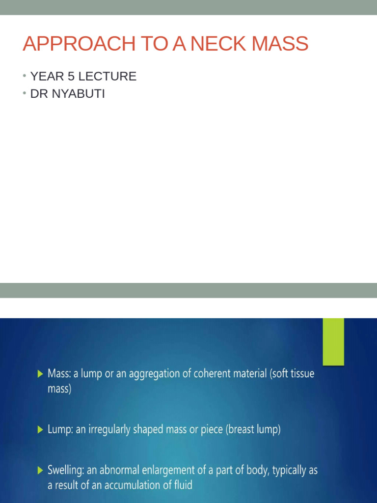 Neck Masses | PDF