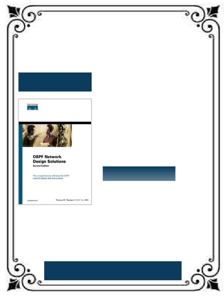 OSPF network design solutions 2nd ed Edition Tom Thomas ebook ...