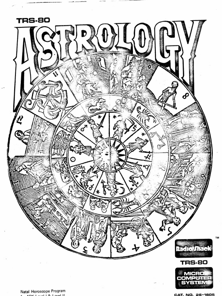 TRS-80 Natal Horoscope Program Guide | PDF | Planets In Astrology ...