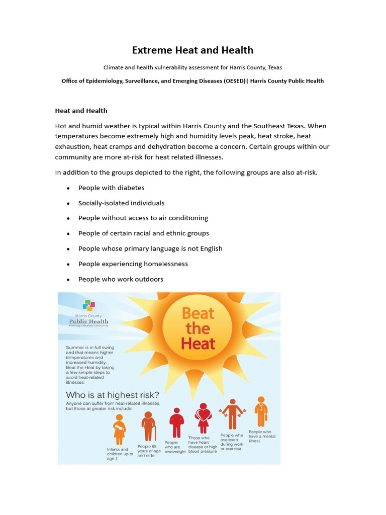 5 - Extreme Heat and Health | PDF | Heat Wave | Humidity