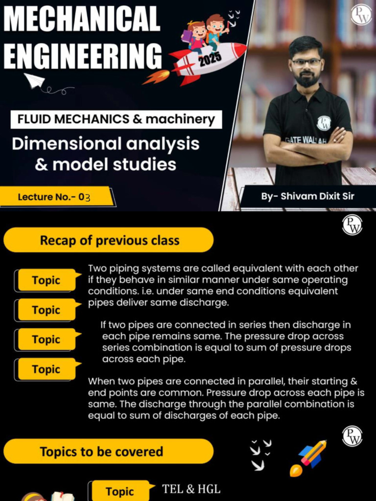 Dimensional Analysis and Model Studies 03 - Class Notes | PDF
