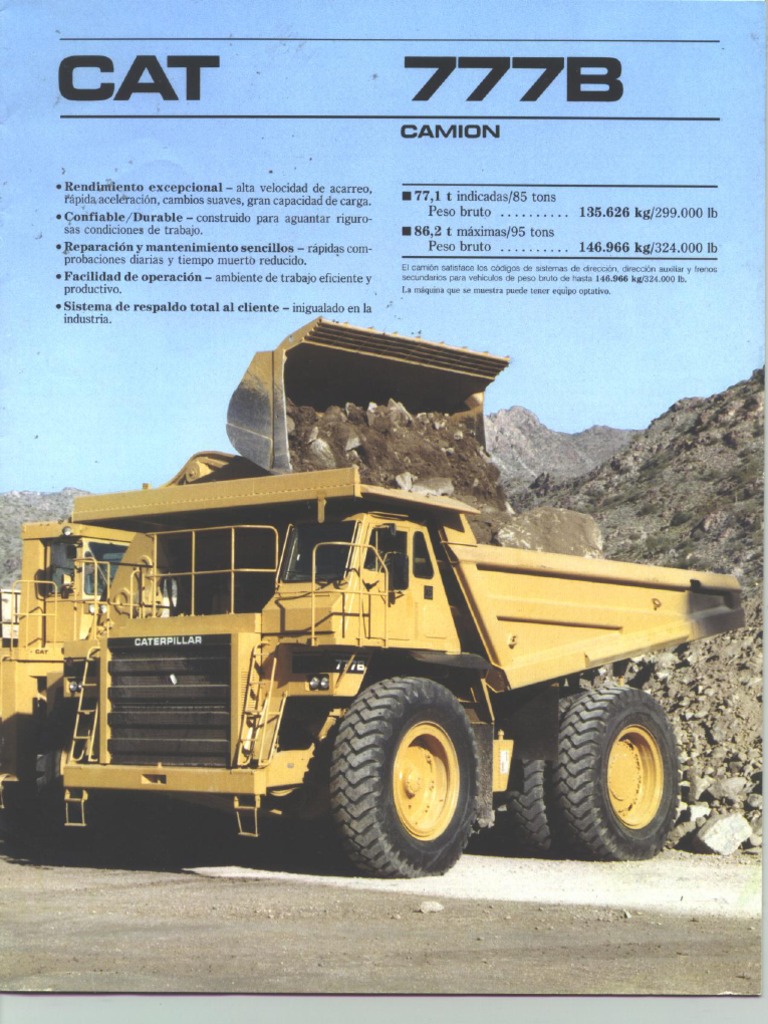 CAT 777 B