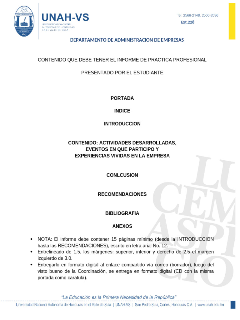 Formato Informe Pps | PDF