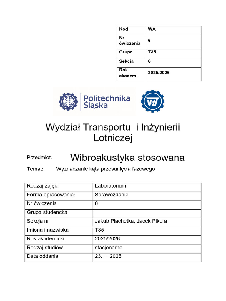 Labolatorium 6 | PDF