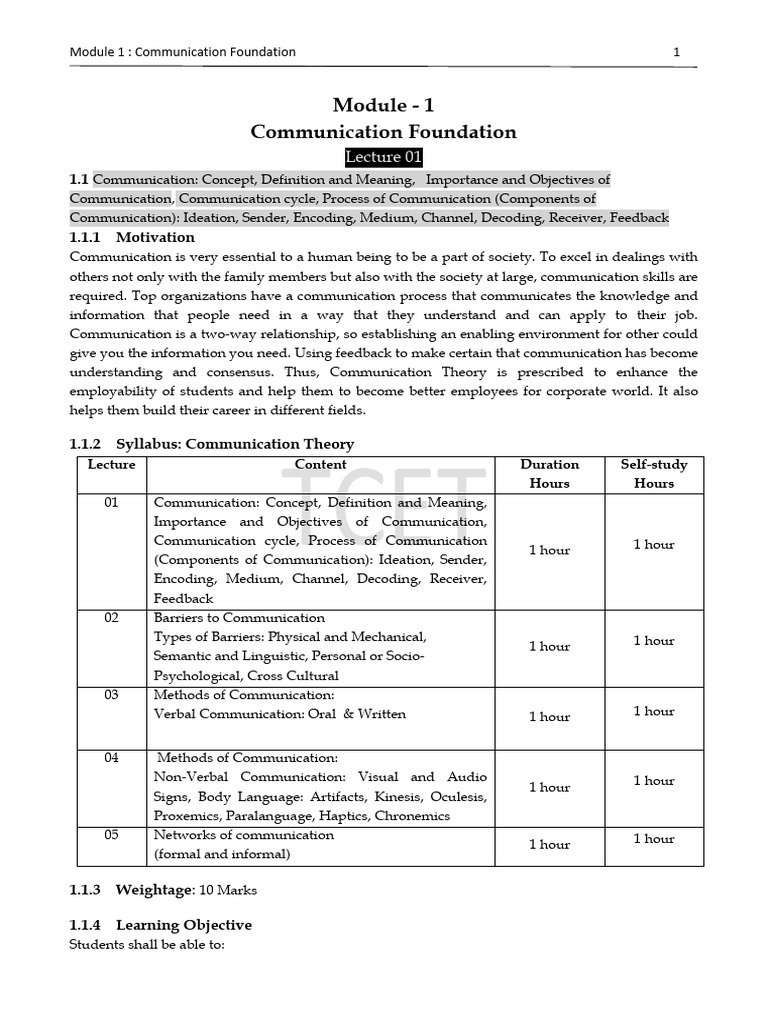 PCS All Modules for Private Circulation (1) | PDF | Communication ...