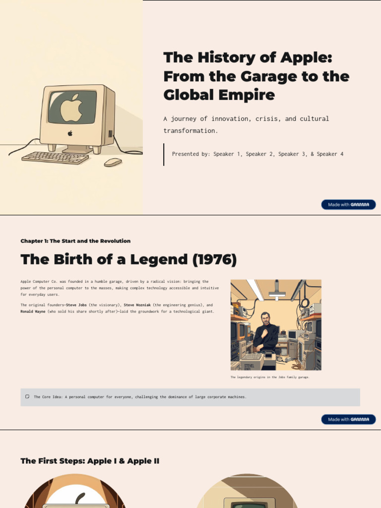 The-History-of-Apple-From-the-Garage-to | PDF | Apple Inc. | Graphical ...