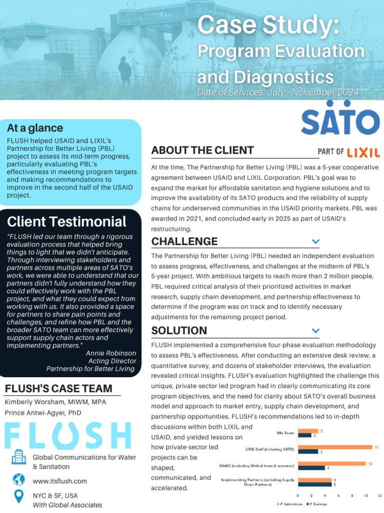 FLUSH - 2024 Case Study LIXIL Sato | PDF | Evaluation | United States ...