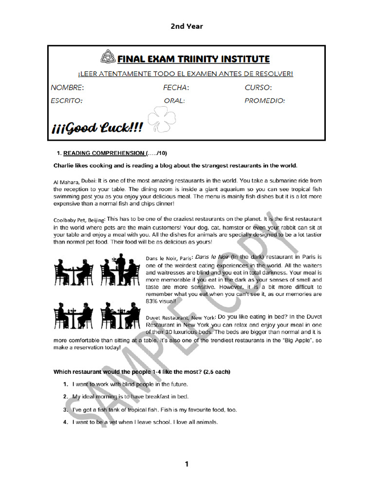 2nd Year Academic Overview | PDF