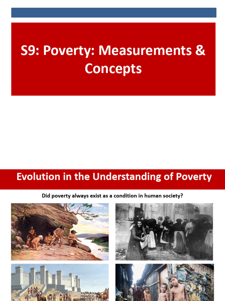 DEV104_ Session 9- Poverty_ Measurement and Concepts.pptx (2) | PDF ...