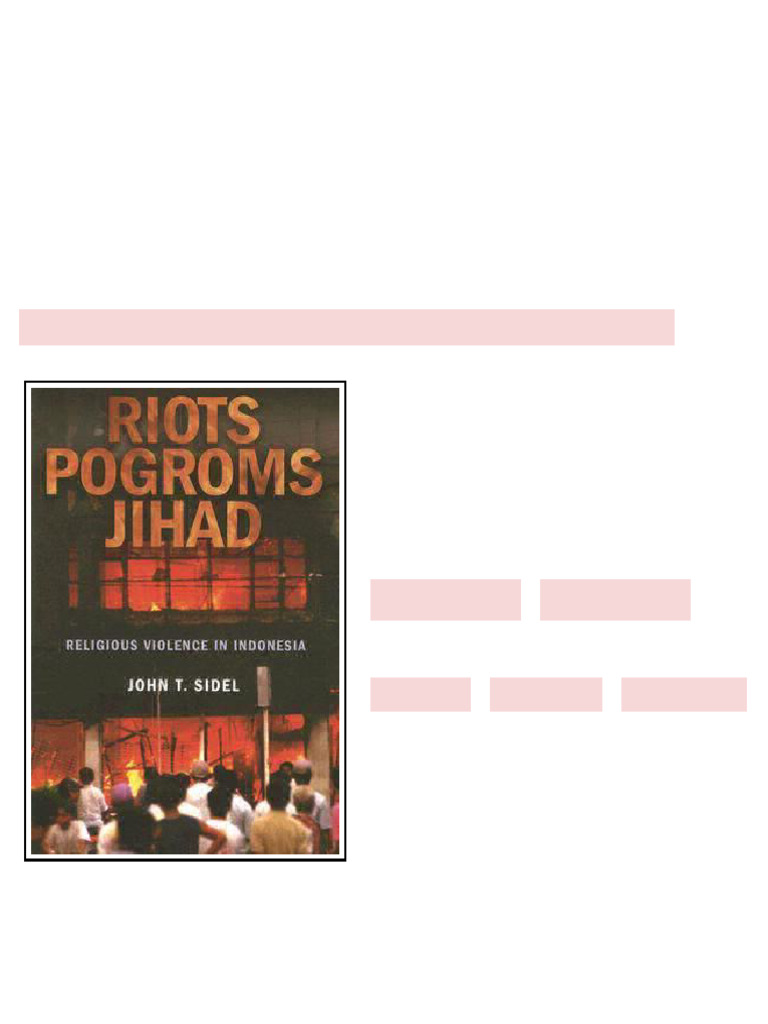 (Ebook) Riots, Pogroms, Jihad: Religious Violence in Indonesia by John ...