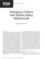 Leadership WalkRounds for Patient Safety | PDF | Patient Safety ...