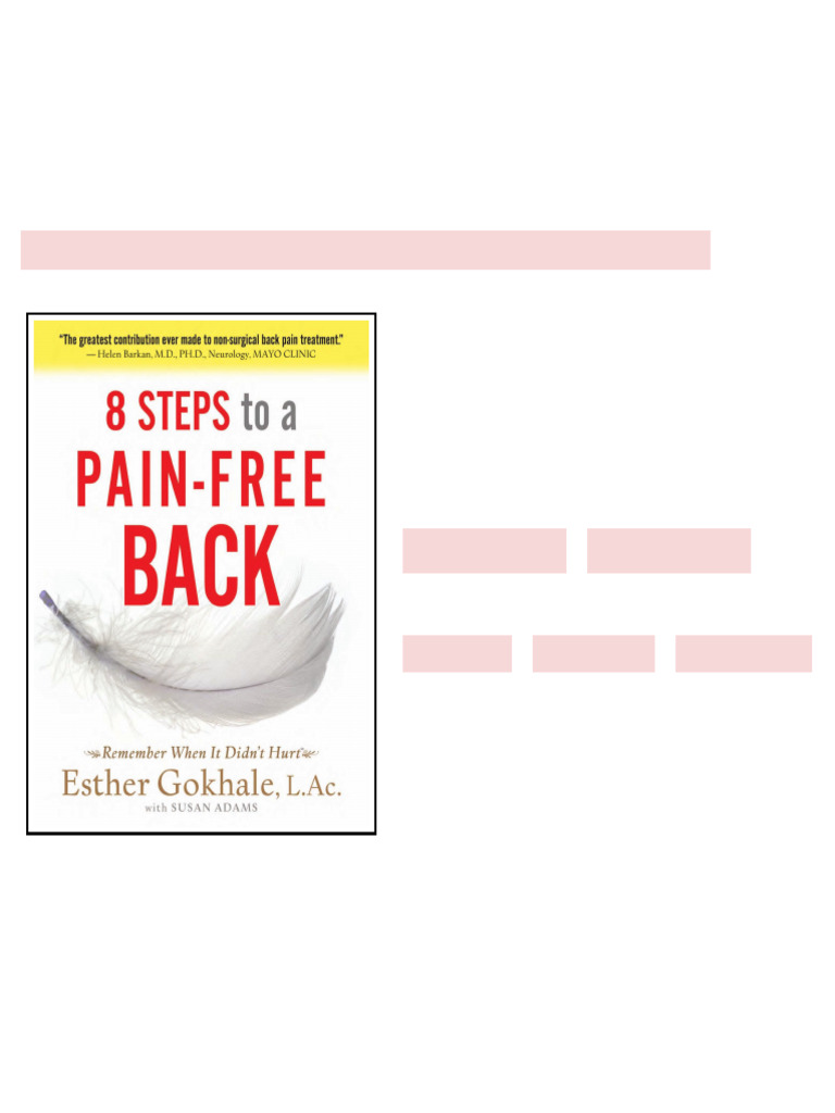 8 Steps to a Pain Free Back digital download | PDF