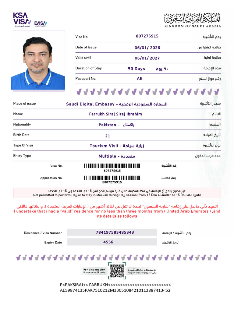 1122 - Copy | PDF | Travel Visa | Hajj