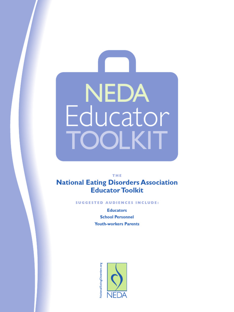 NEDA Educator Toolkit for Eating Disorders | PDF | Bulimia Nervosa ...