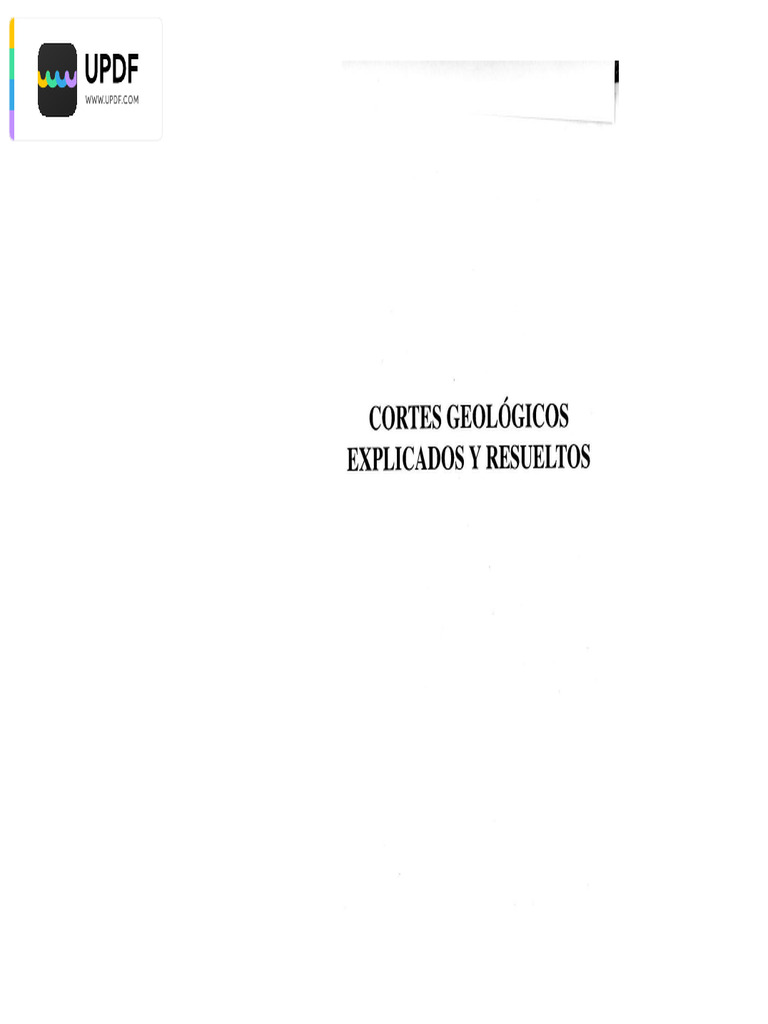 Cortes Geológicos Horizontal | PDF