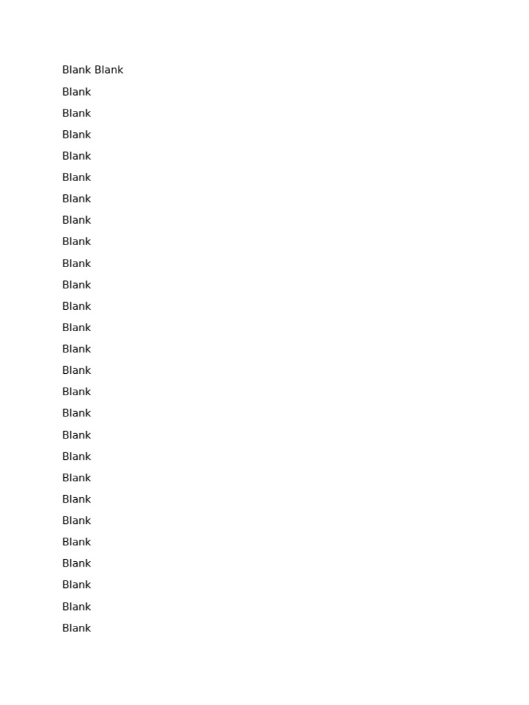 Blank 1 | PDF