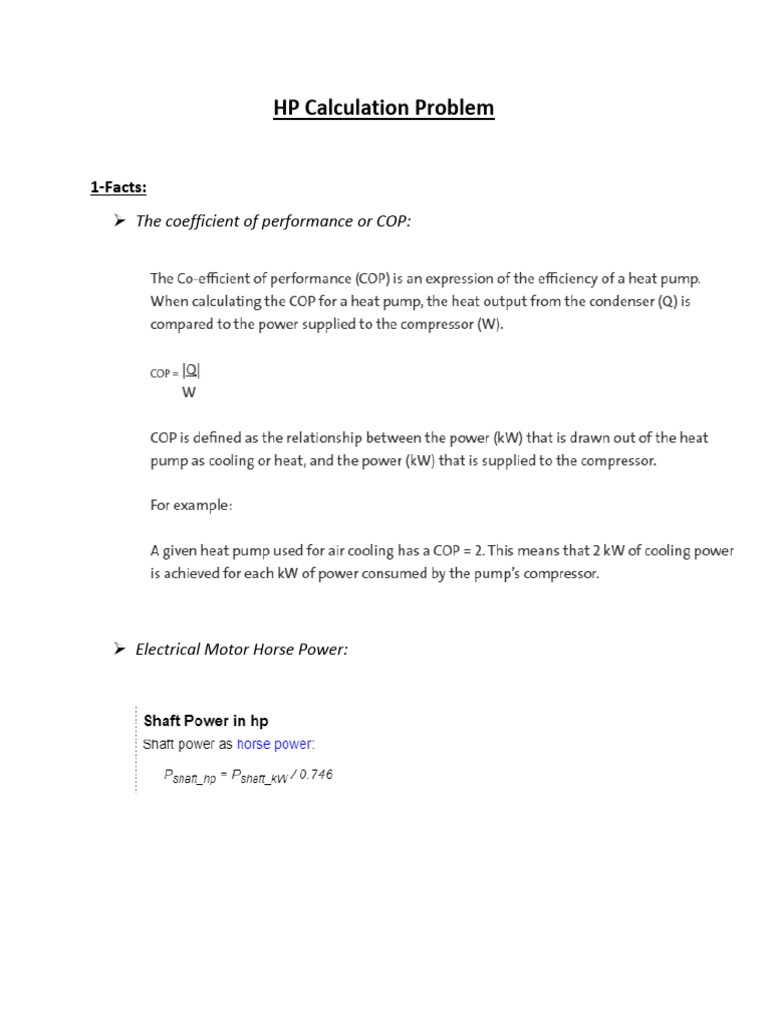 HP Calculation for Compressor Motors | PDF | Machines | Electrical ...