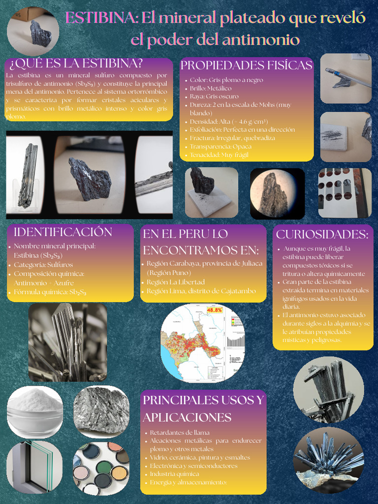Poster Mineral | PDF | Minerales | Rieles