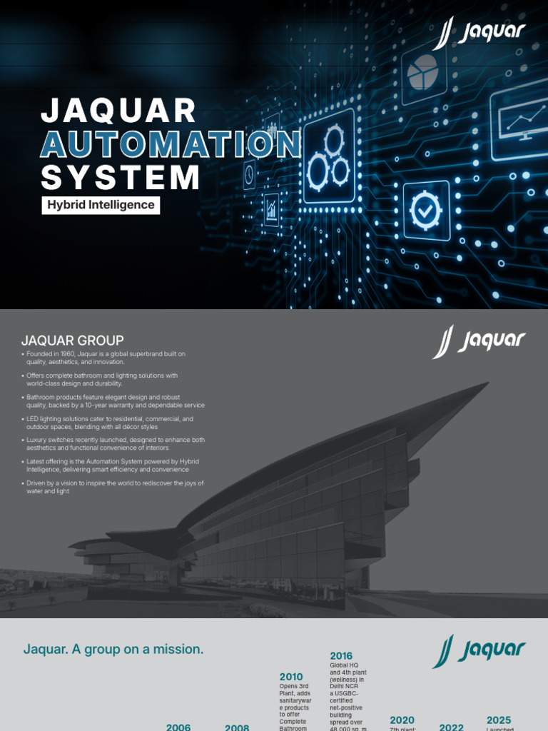Jaquar Automation System Overview | PDF | Wi Fi | Automation