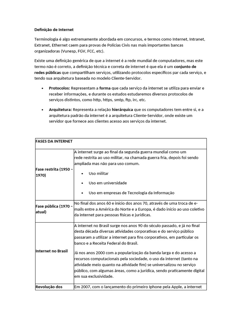 Informatica | PDF | Rede Privada Virtual (VPN) | Rede de computadores