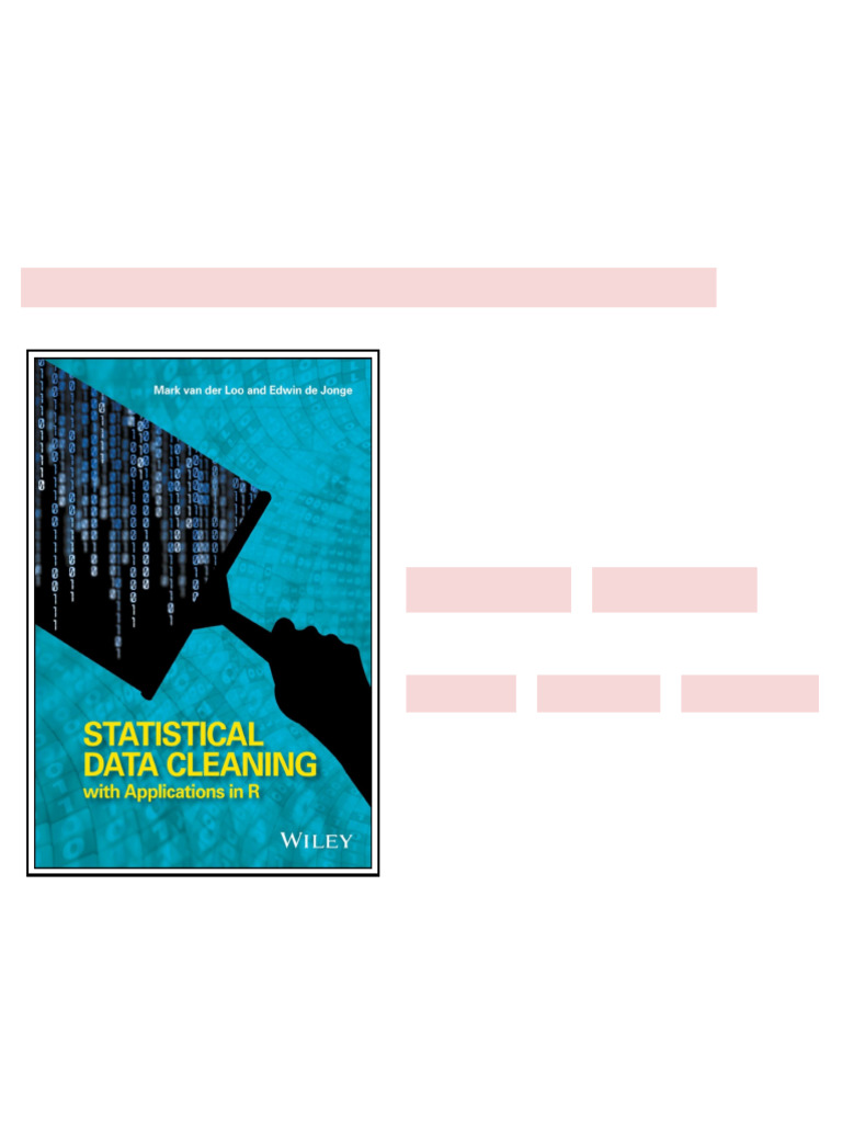 Statistical Data Cleaning with Applications in R Full Access | PDF